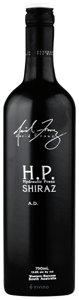 David Franz H.P. Hydraulic Press Shiraz 2018 – SWASO - Selected Wines ...